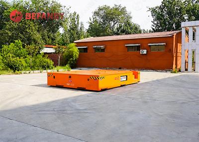 China Smart Remote Control Operate PU Wheel Railless Transfer Cart for sale