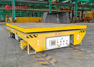 China Long Lifetime Electrical Operated Hydraulic Lift Rail Transfer Cart With Customized Load Capacity for sale