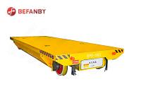 China 50T Factory Use Cast Steel Wheel Rail Operated Transfer Carts for sale