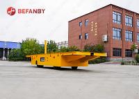 China Customized Load Capacity Battery Operated Trackless Transfer Cart with Steel Construction for Heavy Load Handling for sale