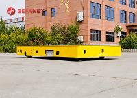 China 10 Ton Long Lifetime Steel Welding Frame Battery Transfer Cart With Battery Operated Power for sale
