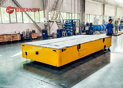 China 30 Ton Steerable Flexible Trackless Transfer Cart with Customized Load Capacity and High Strength Steel for sale