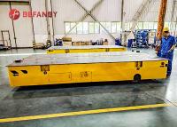 China 30 Ton Steerable Flexible Trackless Transfer Cart with Customized Load Capacity and High Strength Steel for sale