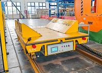China 5T Load Capacity Rail Transfer Cart With V Frame Device And Battery Operated Power Supply for sale