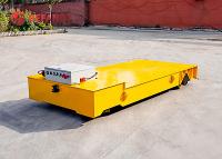 China Steerable Battery Operated PU Wheels Trackless Transfer Cart with Customized Size for Factory Use for sale