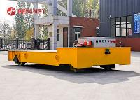 China Steerable Battery Operated PU Wheels Trackless Transfer Cart with Customized Size for Factory Use for sale