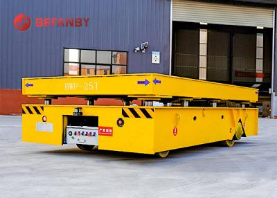 China Professional Mold Plant Trackless Transfer Cart With Hydraulic Lift for sale