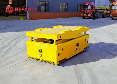 China 2.5T Capacity Automatic Guided Vehicle with Scissor-Lift Mechanism and Intelligent Navigation System for sale
