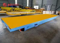 China 20 Tonne battery rail transfer trolley with customized Wheels for sale