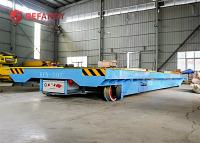 China 20 Tonne battery rail transfer trolley with customized Wheels for sale
