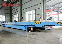 China 20 Tonne battery rail transfer trolley with customized Wheels for sale