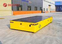 China Steerable 20t Capacity Battery Operated Trackless Transfer Cart for Industrial Use for sale