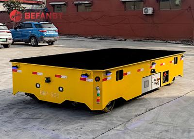China 50T Custom Steel Structure Frame Trackless Flat Transfer Cart for sale