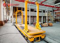 China 25 Tonne  Cable Reel Operated Transfer Cart With Hydraulic Lift for sale