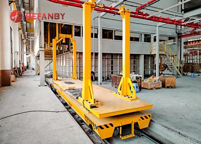 China 25 Tonne  Cable Reel Operated Transfer Cart With Hydraulic Lift for sale