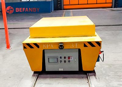 China Operated Conveniently 3 Tonne Battery Rail Transfer Cart With DC Moter for sale