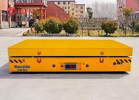 China Easy Operation 30 Tonne Q235 Battery Powered Trackless Transfer Cart For Mold Factory for sale