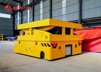 China Steerable Lift Trackless Transfer Trolley With Smart Control for sale