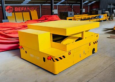China Steerable Lift Trackless Transfer Trolley With Smart Control for sale