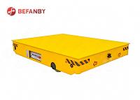 China 20 Ton Capacity Trackless Transfer Cart With PU Wheels for sale