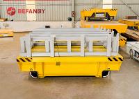 China Capacity 8T Mobile Reel Rail Transfer Cart With Support Frame for sale