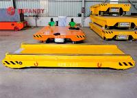 China Capacity 10T Rail Transfer Cart With Chain Convey for sale