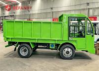 China Customized Tackless Material Transport Trolley With Steering Wheel for sale