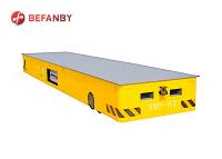 China 6 Ton Steerable Trackless Transfer Cart For Material Handling for sale