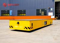 China 6 Ton Steerable Trackless Transfer Cart For Material Handling for sale