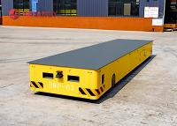 China 6 Ton Steerable Trackless Transfer Cart For Material Handling for sale