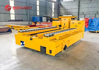 China Transfer Cart Roller Conveyor System For Tabletop Design for sale
