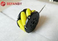 China 6 Inch 150mm 600kg Load PU Mecanum Wheel for AGV Omnidirectional Applications for sale