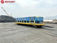 China 18T Coil Transportation Rail Transfer Cart With Winch Towing for sale