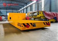 China Customized Table Size Electrical Rail Transport Cart With Remote Control for sale