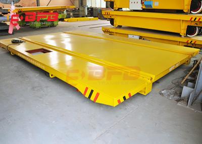China Electric Rail Traverser Battery Transfer Cart For Structural Parts Handling for sale