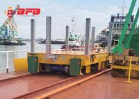 China Handling Electric Rail Flat Car Motorized Transfer Trolley 350t For Steel Products for sale