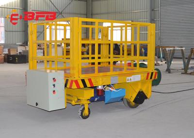 China Steel Welding Frame Rail Transfer Cart Not Deformation Long Service Life for sale