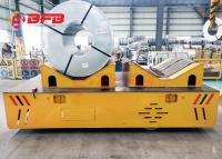 China Environmental Steering V - Groove Deck Cylinder Trackless Transfer Cart 0 - 20m / Min Running Speed for sale