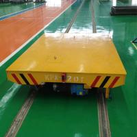 China Kpx-50t  Battery Power Electric Flat Trailer For Workshop Transportation for sale