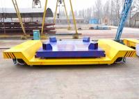 China Molten Steel Material Transfer Trolley , Battery Powered Cart Ladle Powered Transport Car With LED Screen for sale