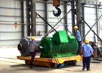 China Low voltage electric rail transfer carriage for large steel structure for sale