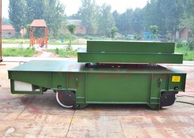 China Cylinder Object Rail Transfer Cart V Frame 0 - 20m / Min Running Speed for sale