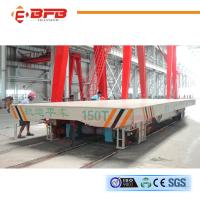 China 150T Rail Transfer Cart With Large Table Low Voltage Customized Color / Size for sale