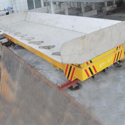 China 5T Dragged Electric Transfer Cart Dumping With Large Table 12 Months Warranty for sale