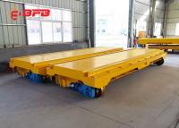 China Steel Mill Handling Industrial Trolley Cart , 30T Electric Flatbed Cart for sale