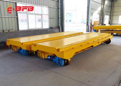 China Steel Mill Handling Industrial Trolley Cart , 30T Electric Flatbed Cart for sale