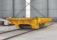 China Tugged Cable Powered Electric Transfer Cart 0 - 20m / Min Running Speed 50T Load for sale