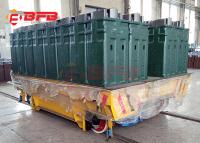 China Battery Driven 20t Mould Rail Material Moving Carts for sale