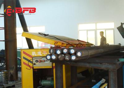China Remote Control 5t Side Dump Rail Transfer Trolley 20m/Min for sale