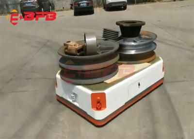 China Automat Remote Battery Platform 10 Ton Transport Trolley Trackless With Heavy Duty for sale